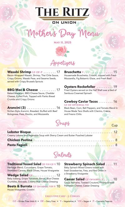 The Ritz on Union – Restaurant | Schenectady NY